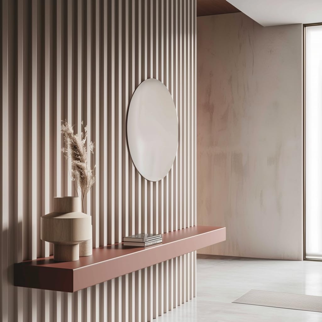 MDF Wall Slat/Strip Panel - MDF Pre-Primed Slatwall panel/Panelling ...