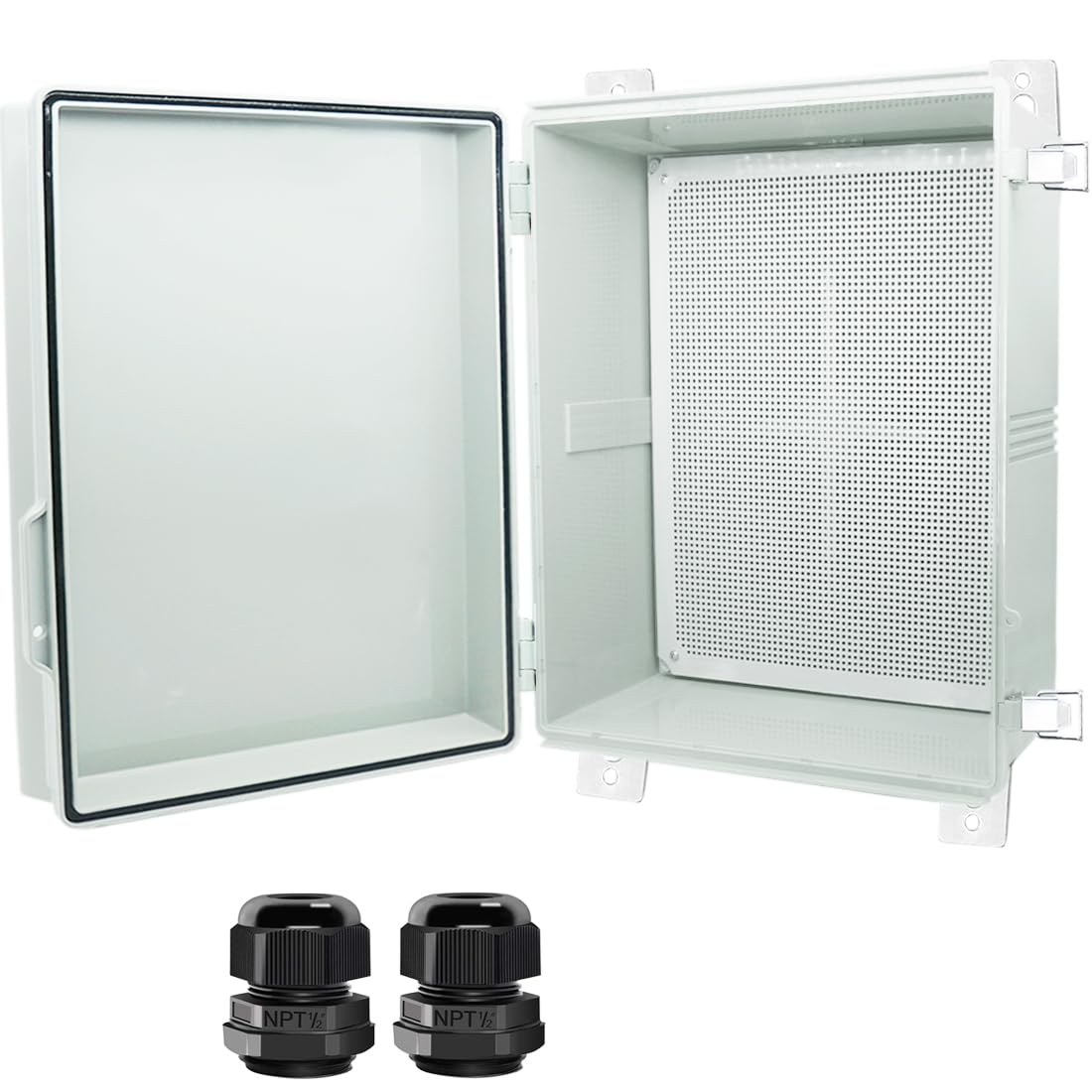 Snapklik.com : Otdorpatio Junction Box, Hinged Cover Stainless Steel ...