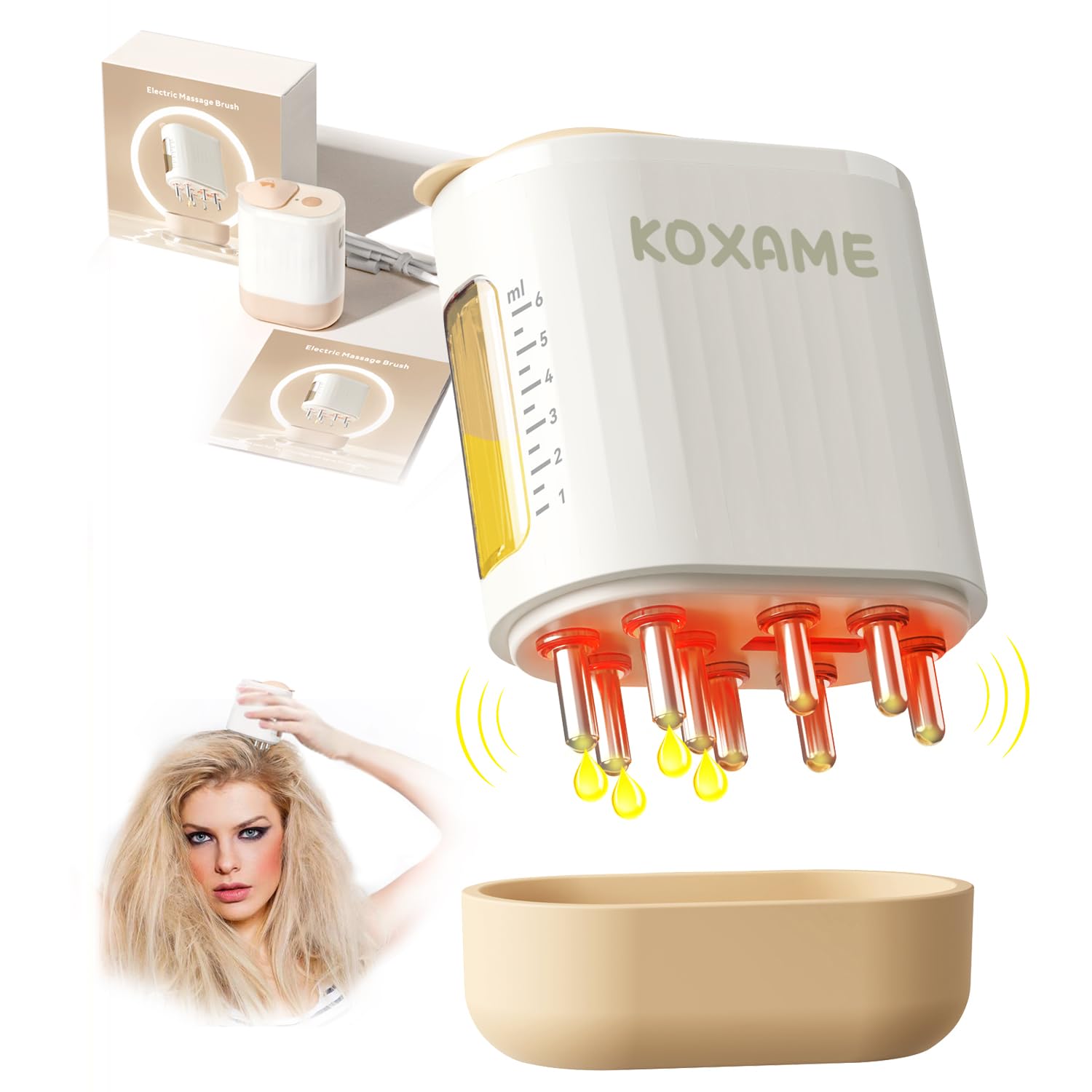 Amazon.com: Hair Oiling Applicator, 2 in 1 Scalp Oil Applicator, Oil ...