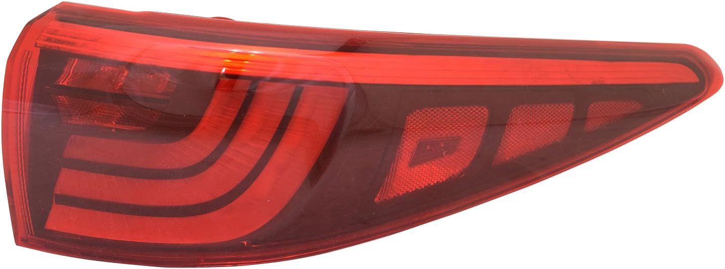 Amazon.com: TYC Right Tail Light Assembly Compatible with 2017-2019 Kia ...