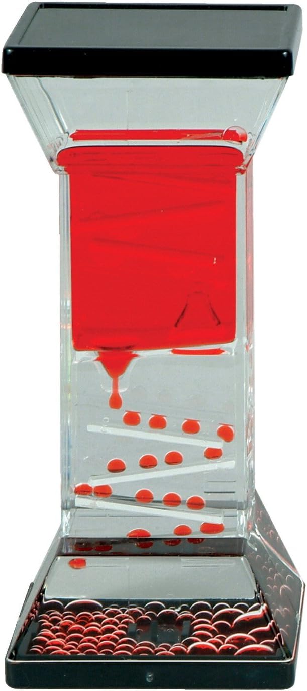 Amazon.com: WMU Zig Zag Drops Liquid Motion Desk : Toys & Games