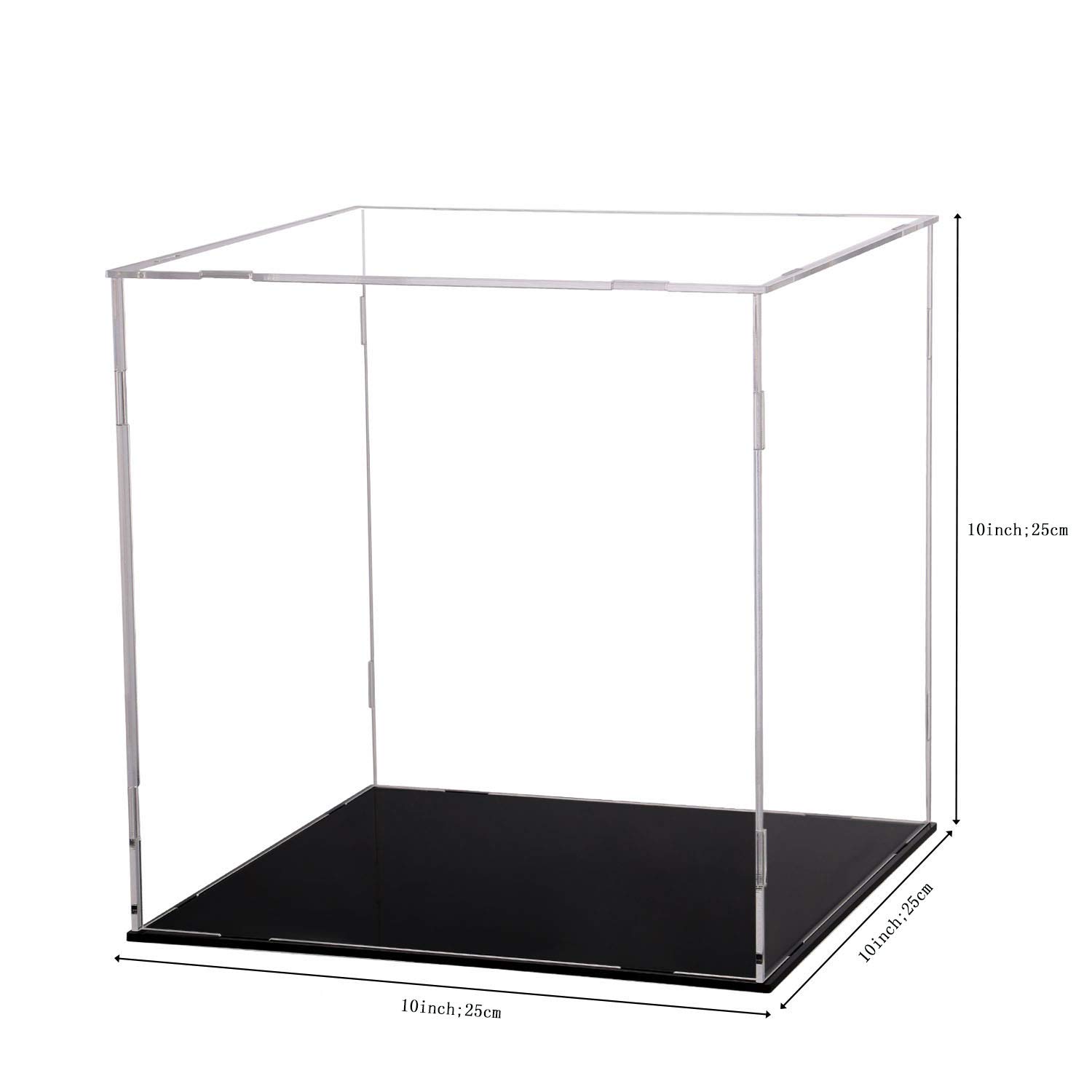 Evron Display Case for Collectibles Assemble Clear Acrylic Box ...