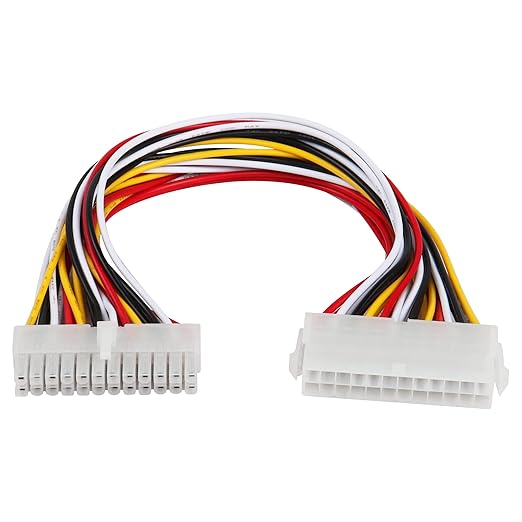 Amazon.com: CERRXIAN 30cm ATX 24 Pin Motherboard Power Supply Extension ...