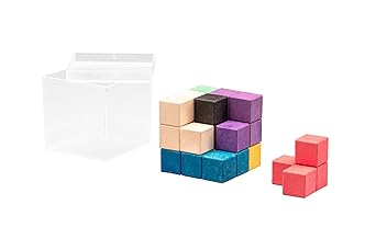 WISSNER active learning Soma - Cube, 7 Coloured Elements, made Out of ...