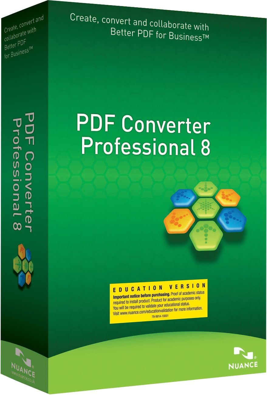PDF Converter Professional 8,Educational Online Validation Program (PC ...