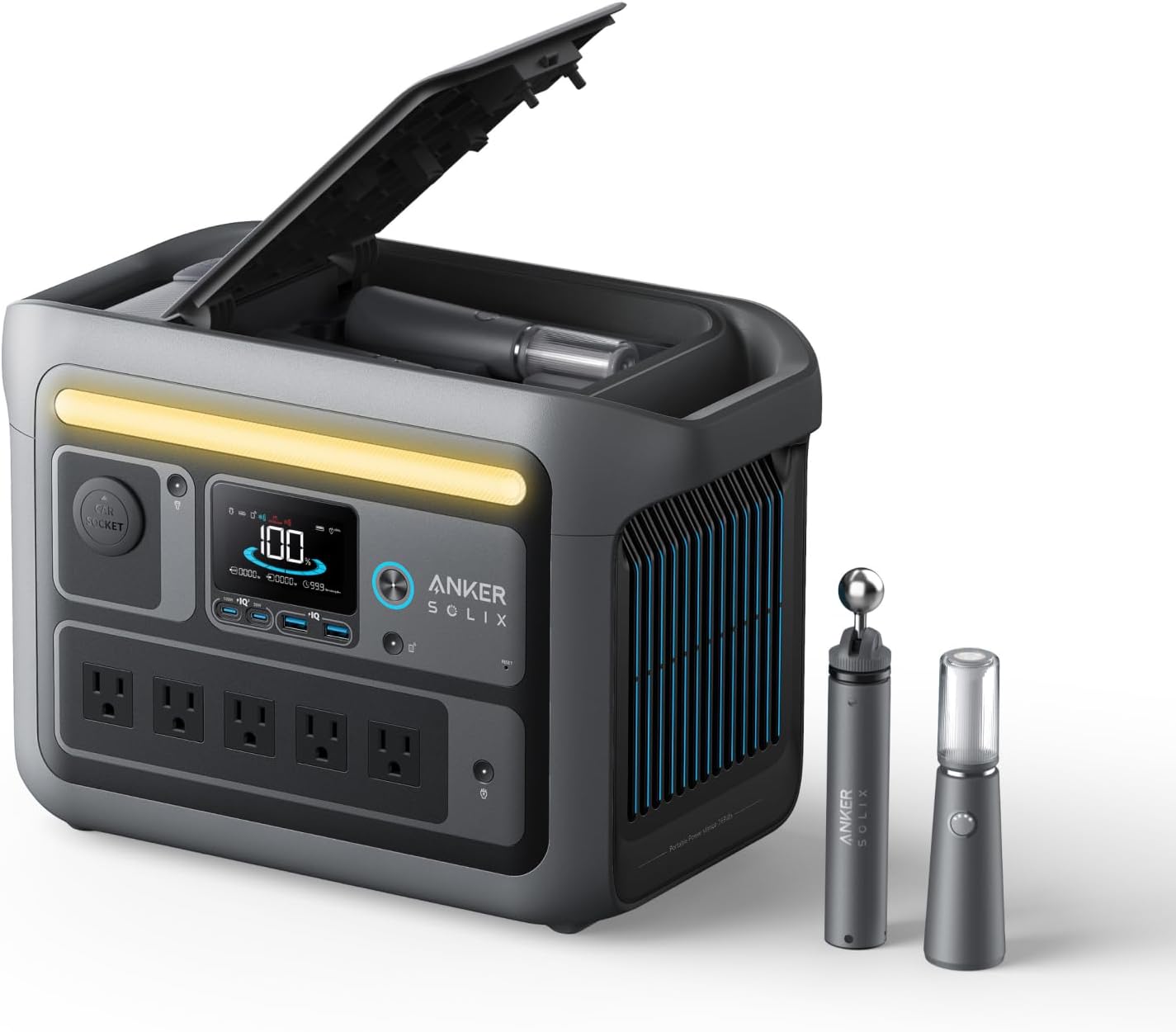 Amazon.com: Anker SOLIX C800 Plus Portable Power Station, 1200W (Peak ...