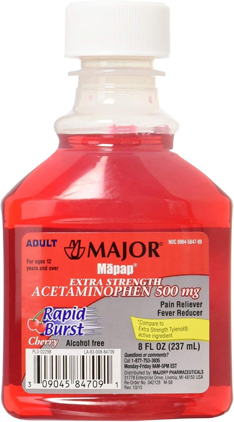 Amazon.com: Major Mapap Adult Rapid Burst Cherry Extra Strength ...