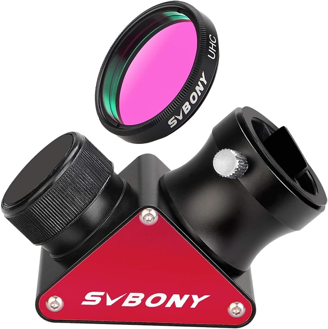 Amazon.com : SVBONY SV188P Dielectric Mirror Star Diagonal, Bundle with Telescope Filter ...