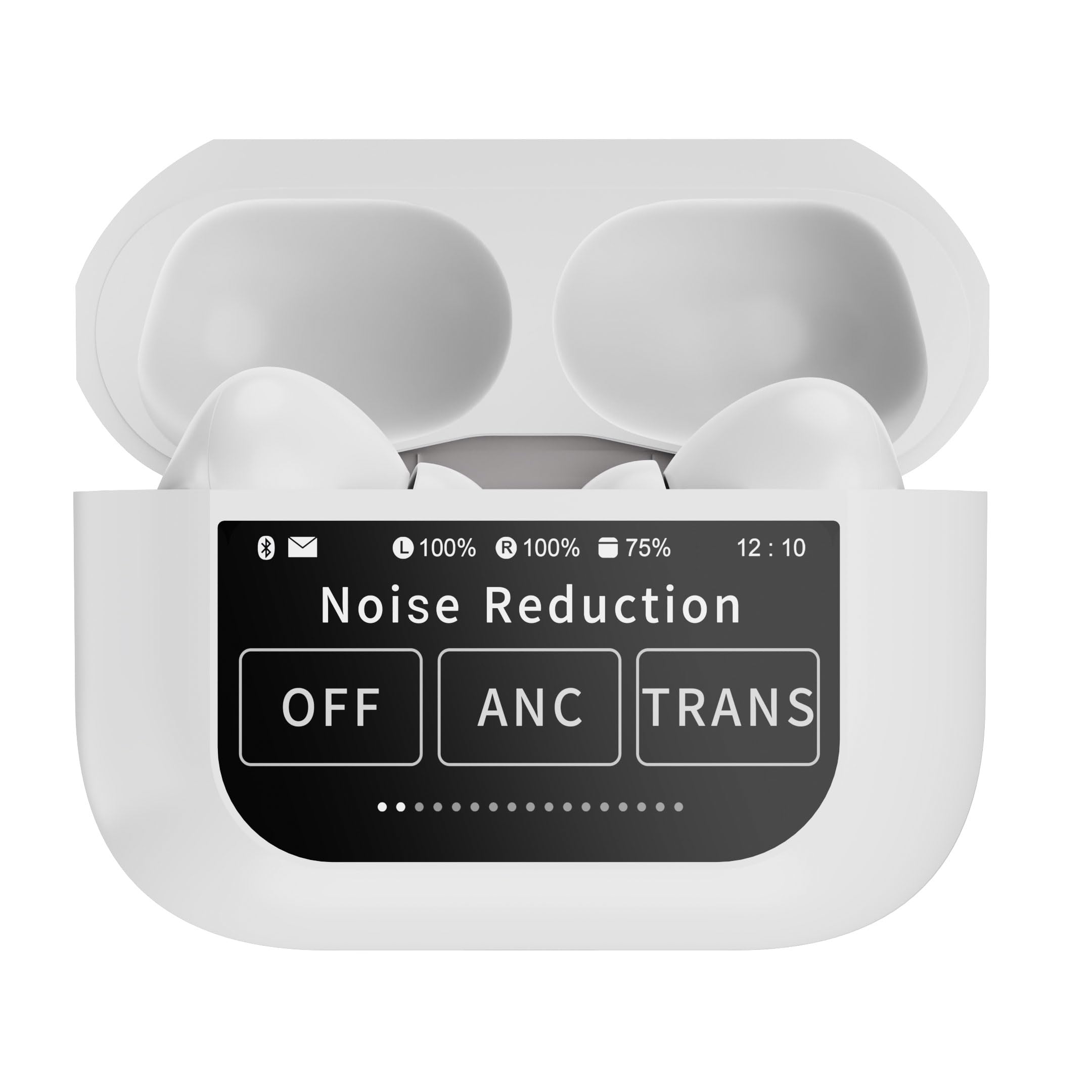 HAMMER Screen TWS, ANC (32dB), Smart Touch Display True Wireless Buds ...