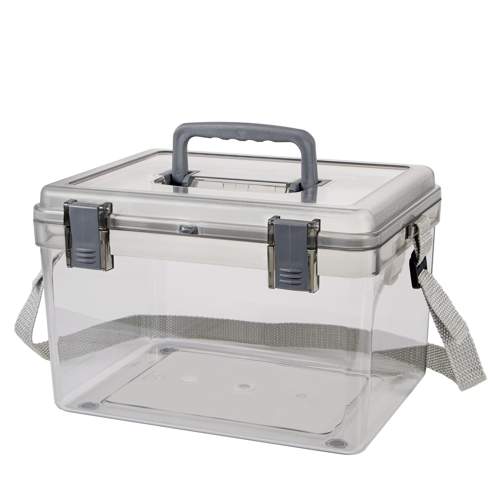 Amazon.com - Useekoo Storage Container with Handle, Clear Storage Box ...