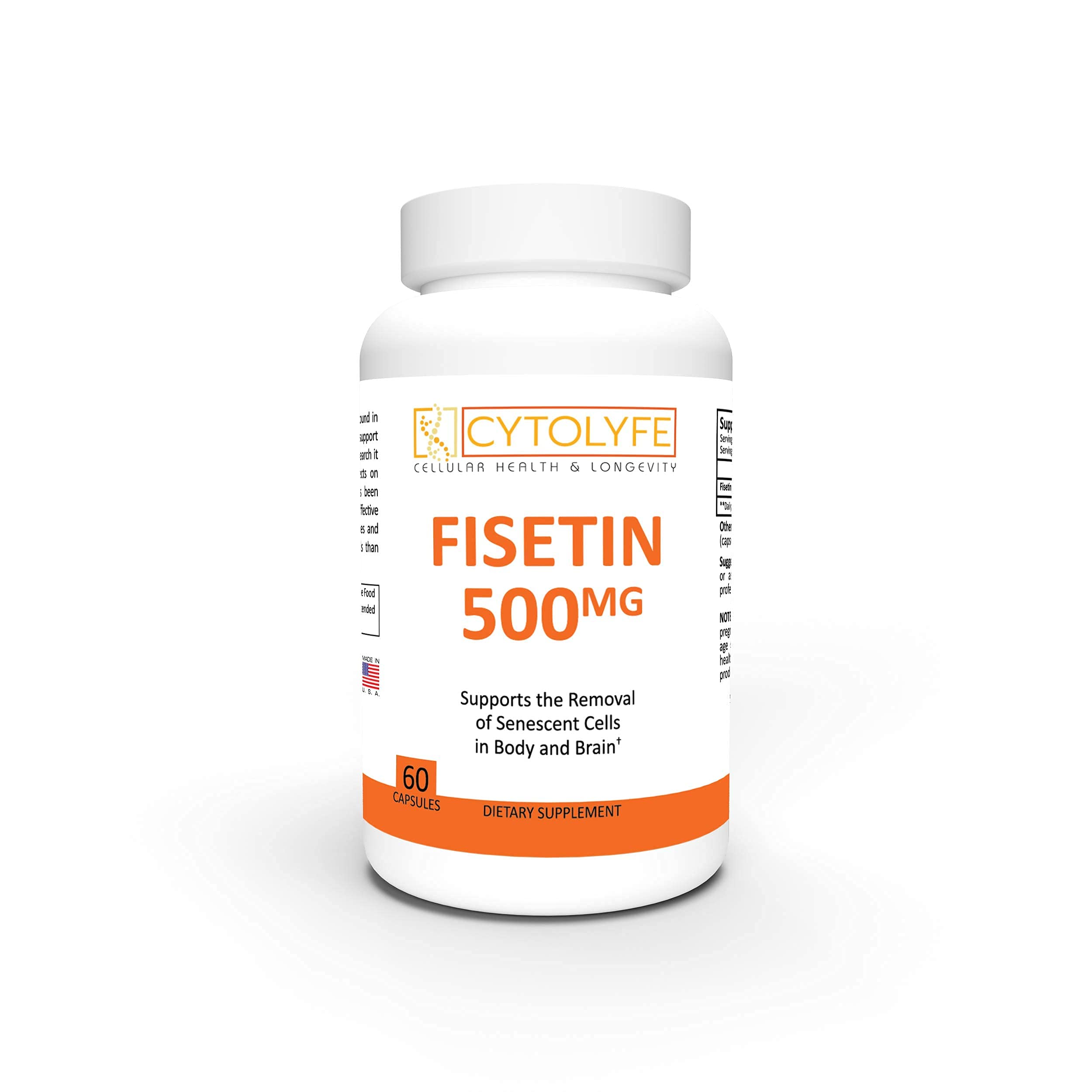 Buy Fisetin 500mg | 98% Pure Fisetin | 500mg Therapeutic Dose | 60 s ...