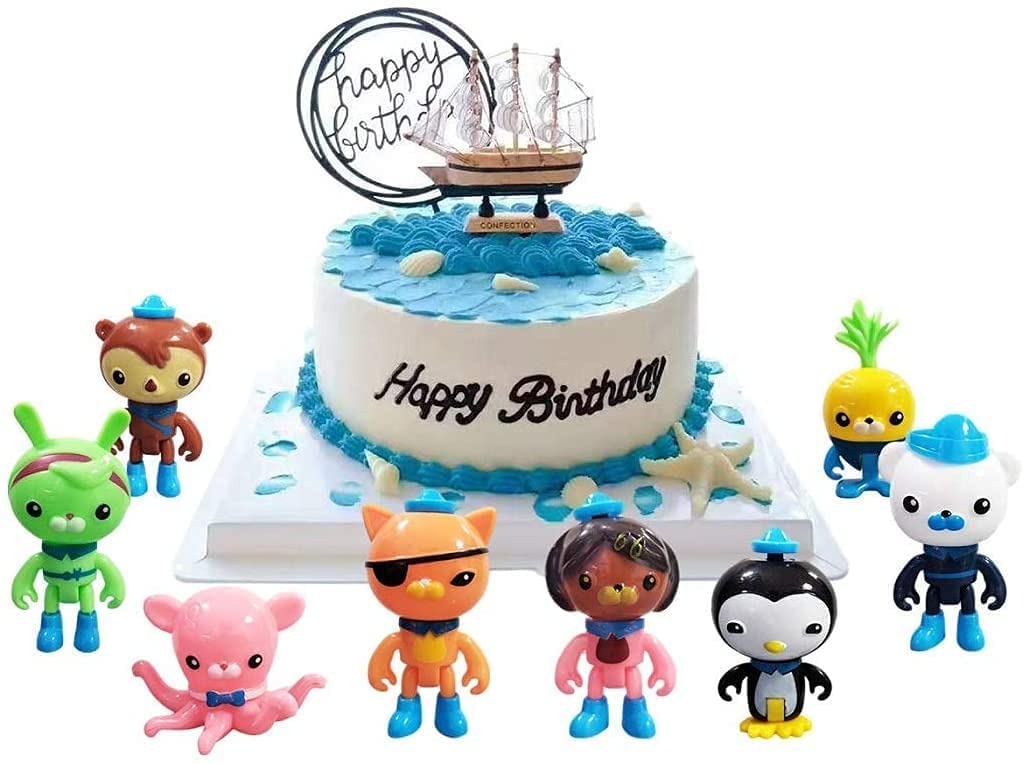 Buy Octonauts Cake Topper Decorations -8pc Octonauts Figures -Mini Toys ...