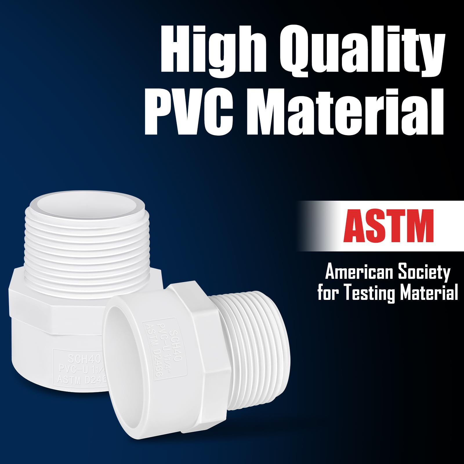 Snapklik.com : PVC Male Adapter 3/4 Inch