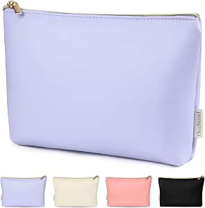 Amazon.com: ChicVessel Makeup Bag Small PU Leather Make up Bag for ...