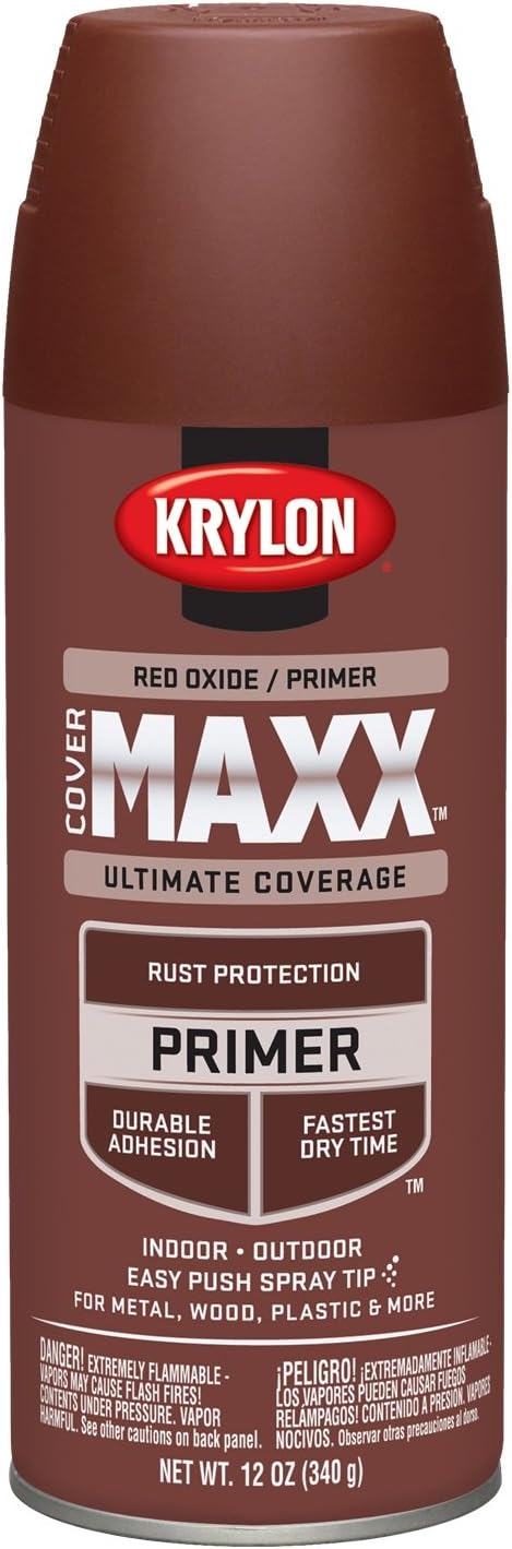 Krylon K05874 Professional Primer, Red Oxide Primer, 17 Ounce - Spray ...