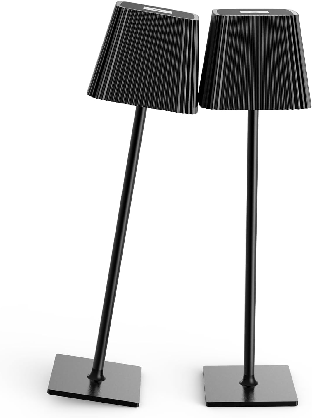 Kadrama 2 Pack Cordless Table Lamps, Rechargeable LED Desk Lamp, 5000 ...