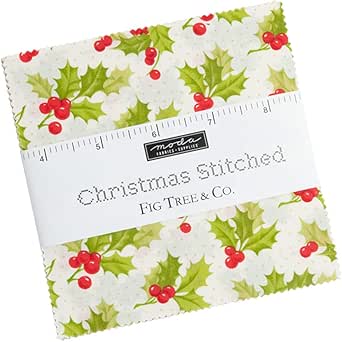 Moda Fabrics Christmas Stitched Charm Pack by Fig Tree & Co; 42-5 ...