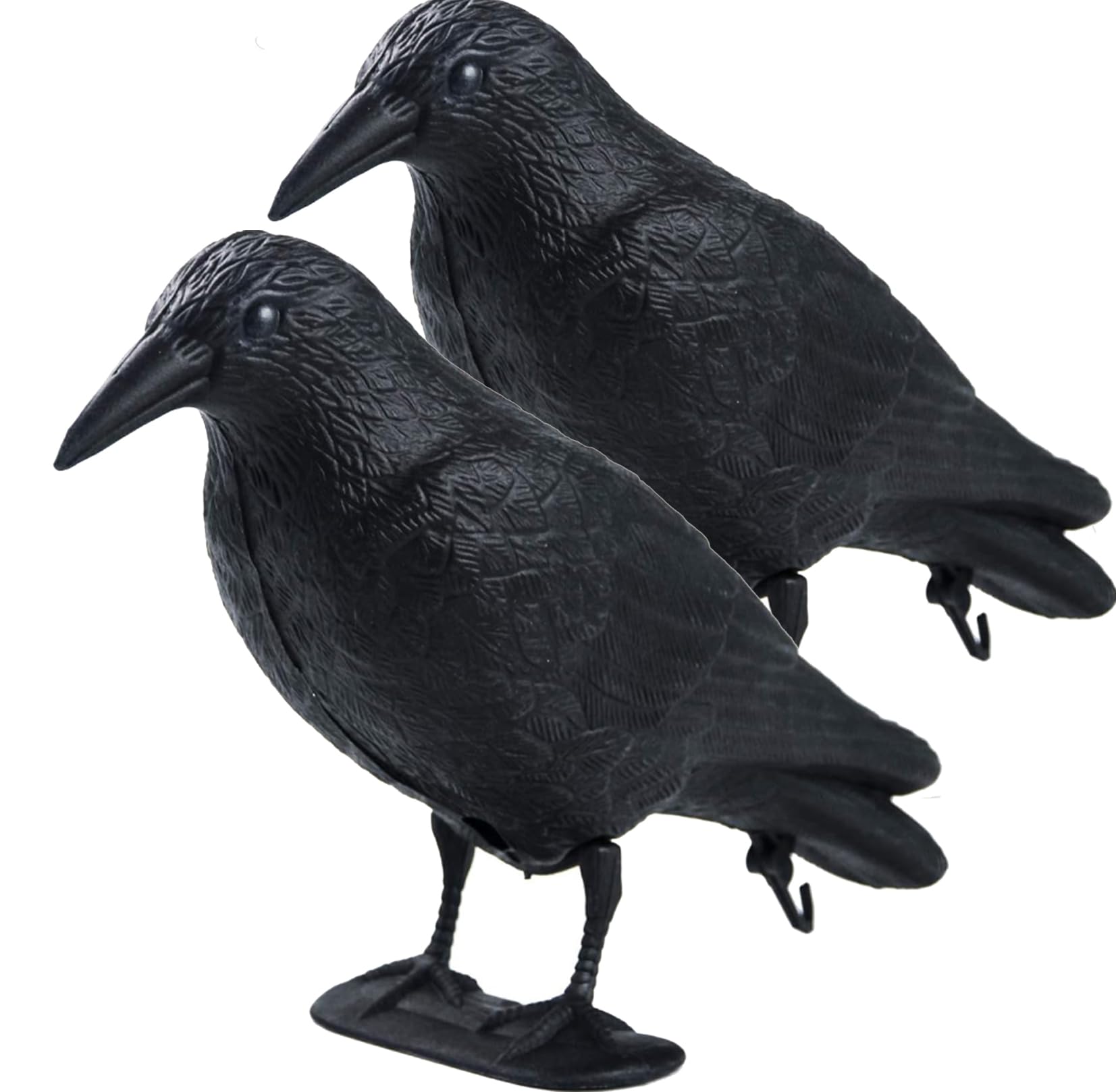 Crow Silhouette Decoy Pattern