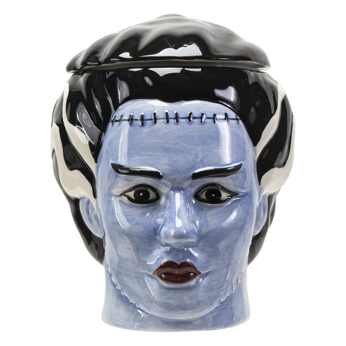 Amazon.com: The Bride Of Frankenstein Ceramic Cookie Jar Halloween ...