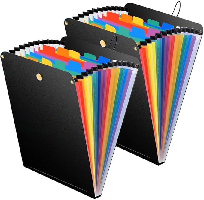 Amazon.com : Vertical File Folder Expanding Accordion Folder with 13 ...