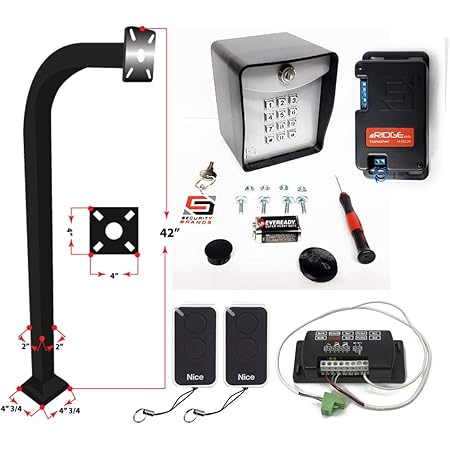 Amazon.com: Nice Apollo EDSWG/A Wireless Digital Keypad Garage Gate ...