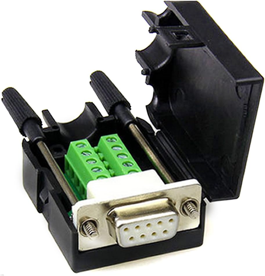 B9 Breakout Connector，DB9 Female Connector Solderless RS232 D-SUB DB9 ...