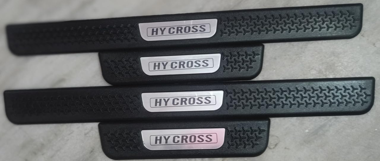 Minansh Car Door Foot Step, Sill Plate with Reflector, Scuff Plate for ...