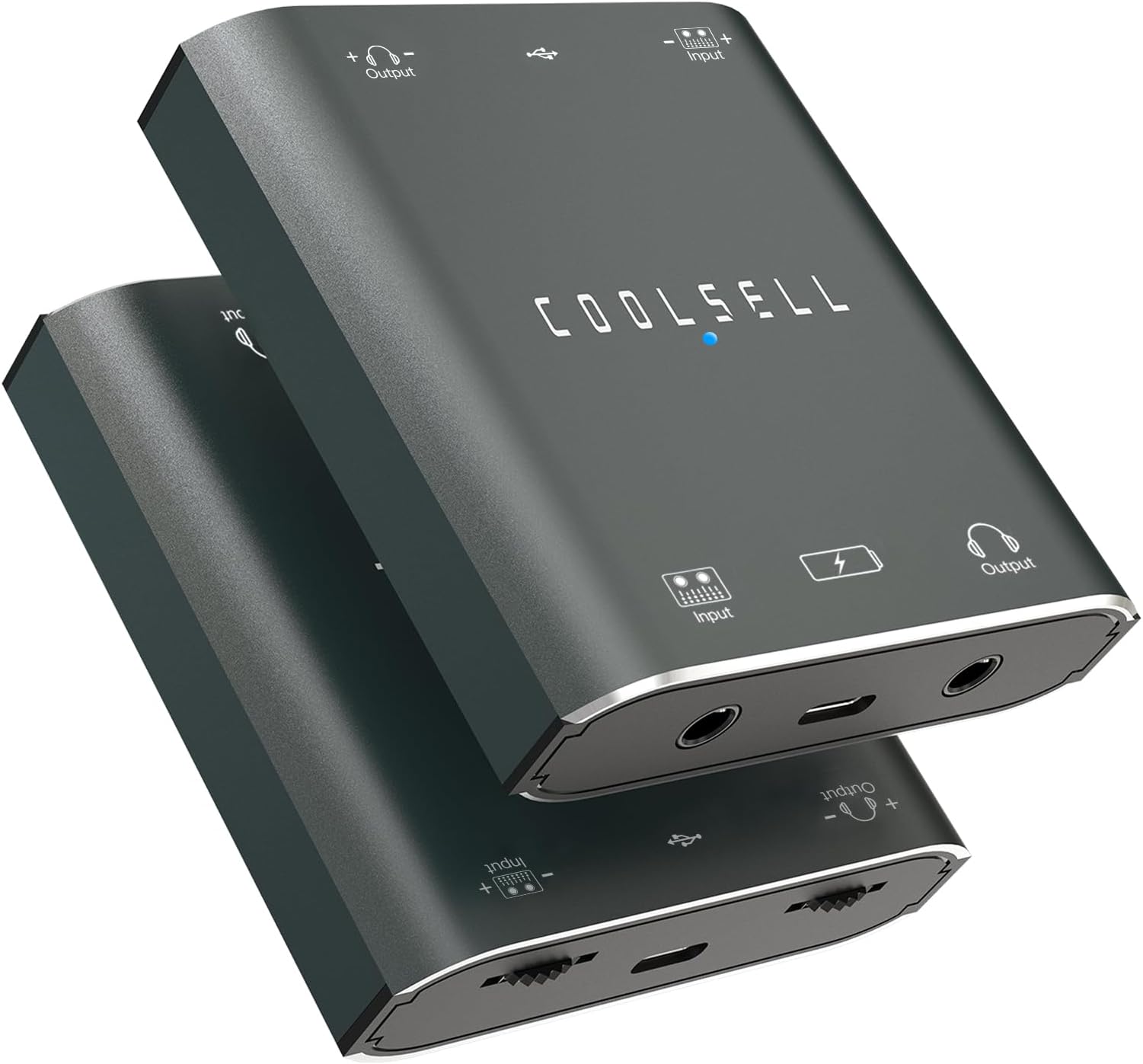 Amazon.com: COOLSELL Audio Interface, Stereo 24Bit/192kHz USB C ...