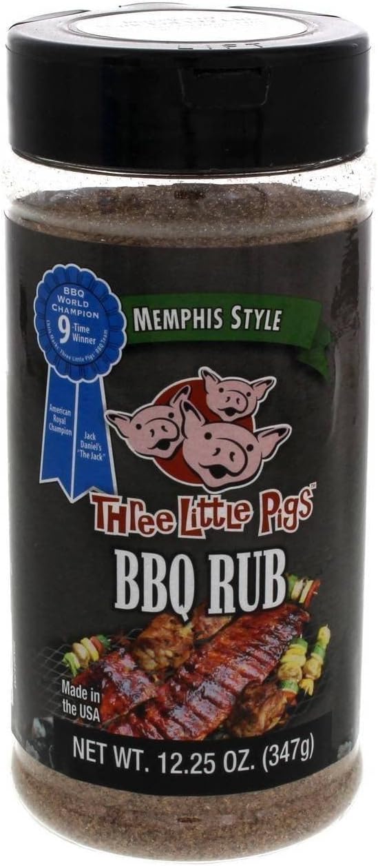 Amazon.com : Three Little Pigs Texas Beef BBQ Rub Large 12.2 oz ...