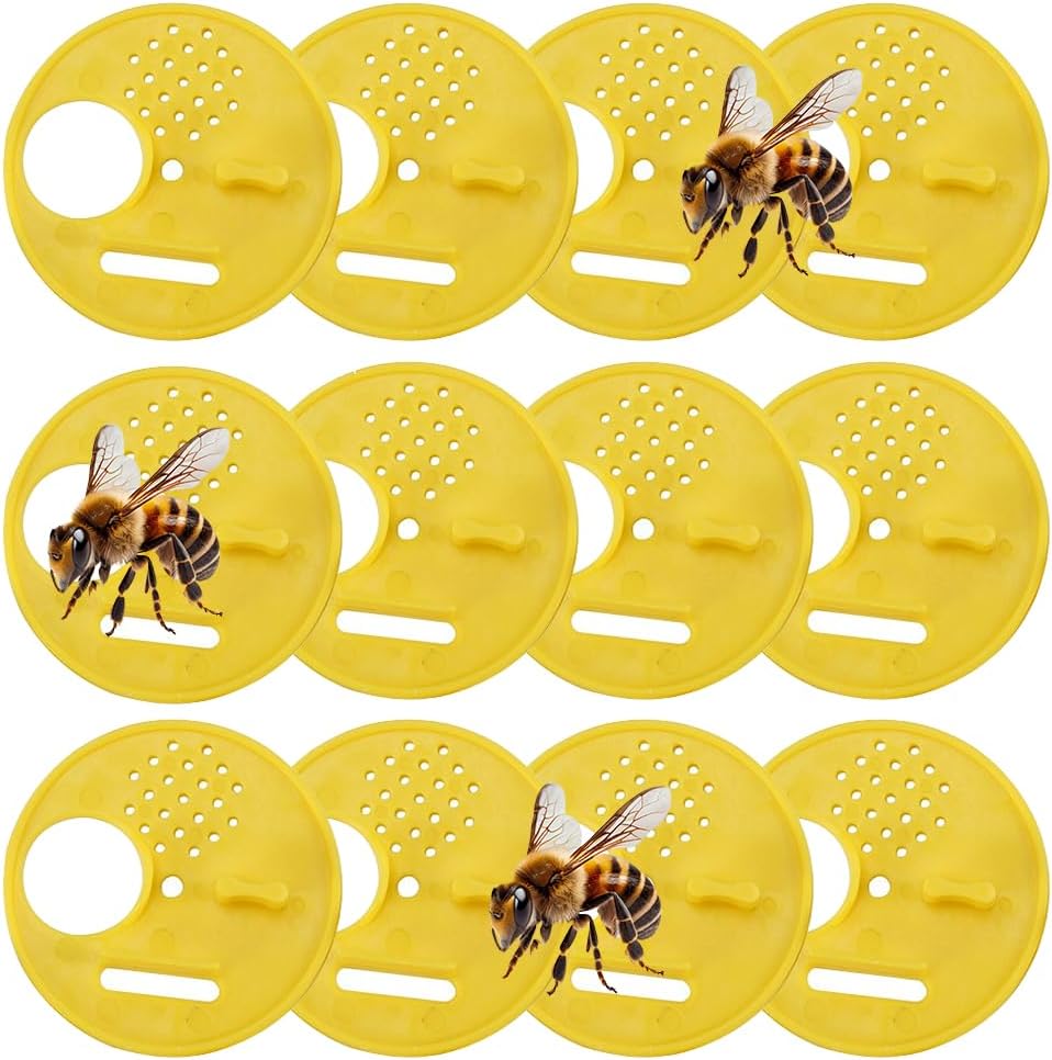 Amazon.com: Beehive Entrance Gates Set, 12 - Piece Plastic Beehive Nuc ...