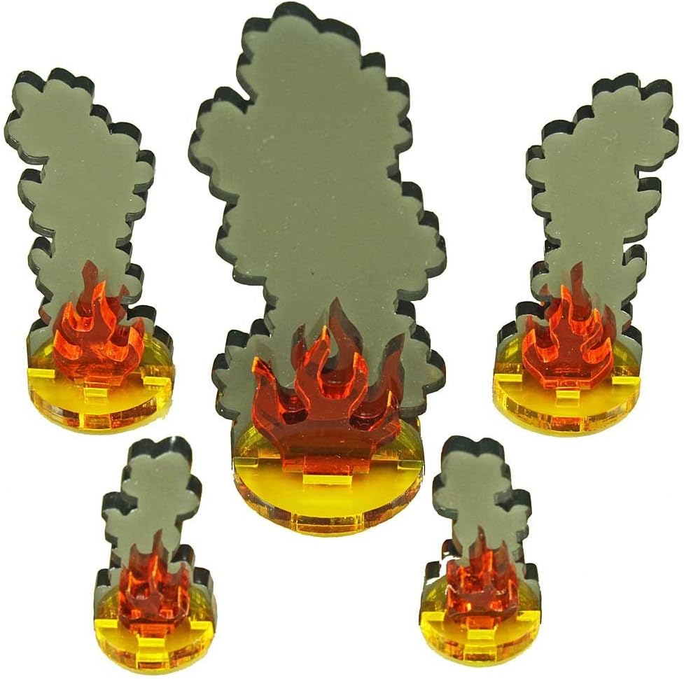 Amazon.com: LITKO Flaming Wreckage Marker | Burning Wreckage | Varity ...