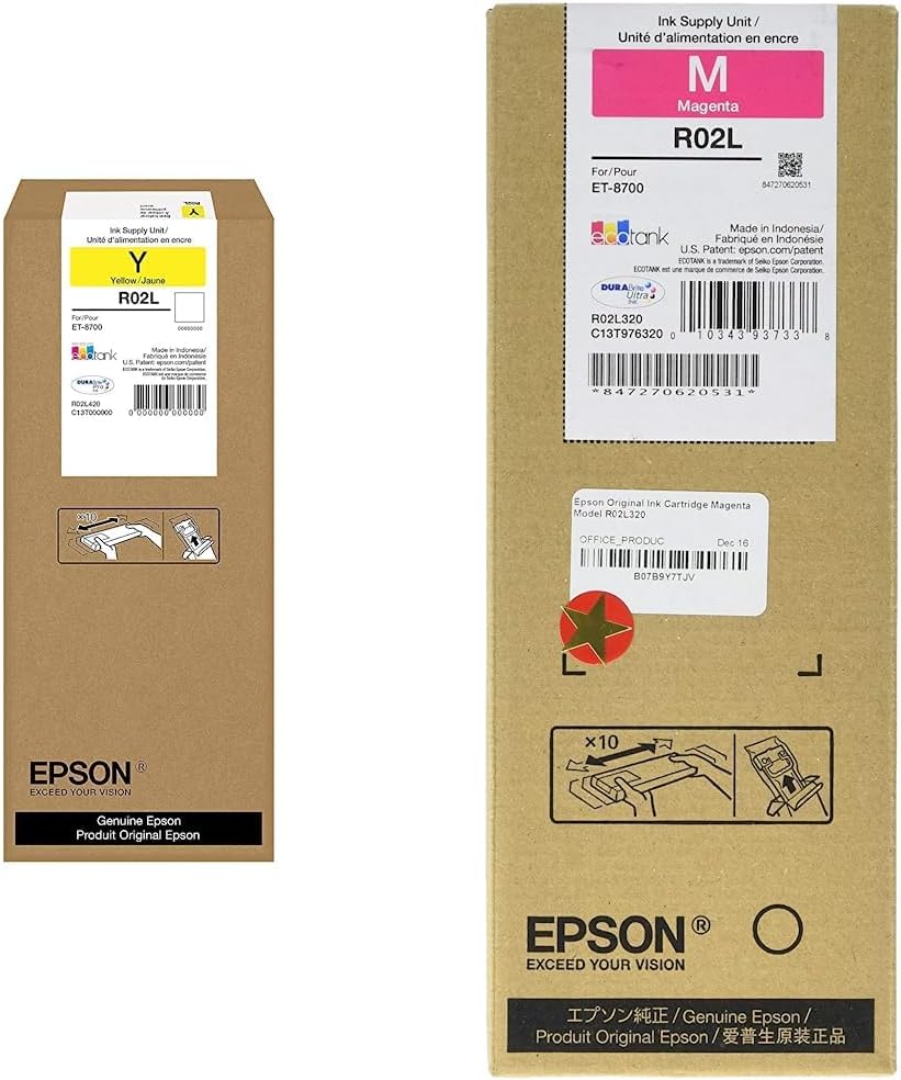 Amazon.com: Epson DURABrite Ultra Ink Standard Capacity Yellow and ...