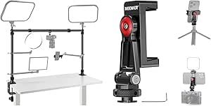 Amazon.com: NEEWER Overhead Camera Mount Rig with Dual Ballhead Super ...