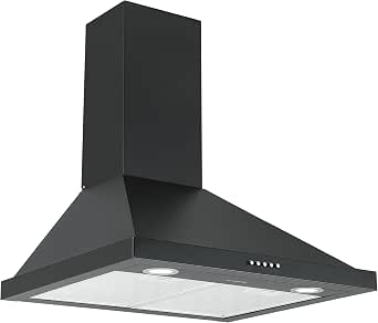 Amazon.com: 24 In. Cfm Wall Mount Pyramid Range Hood In Matte Black ...
