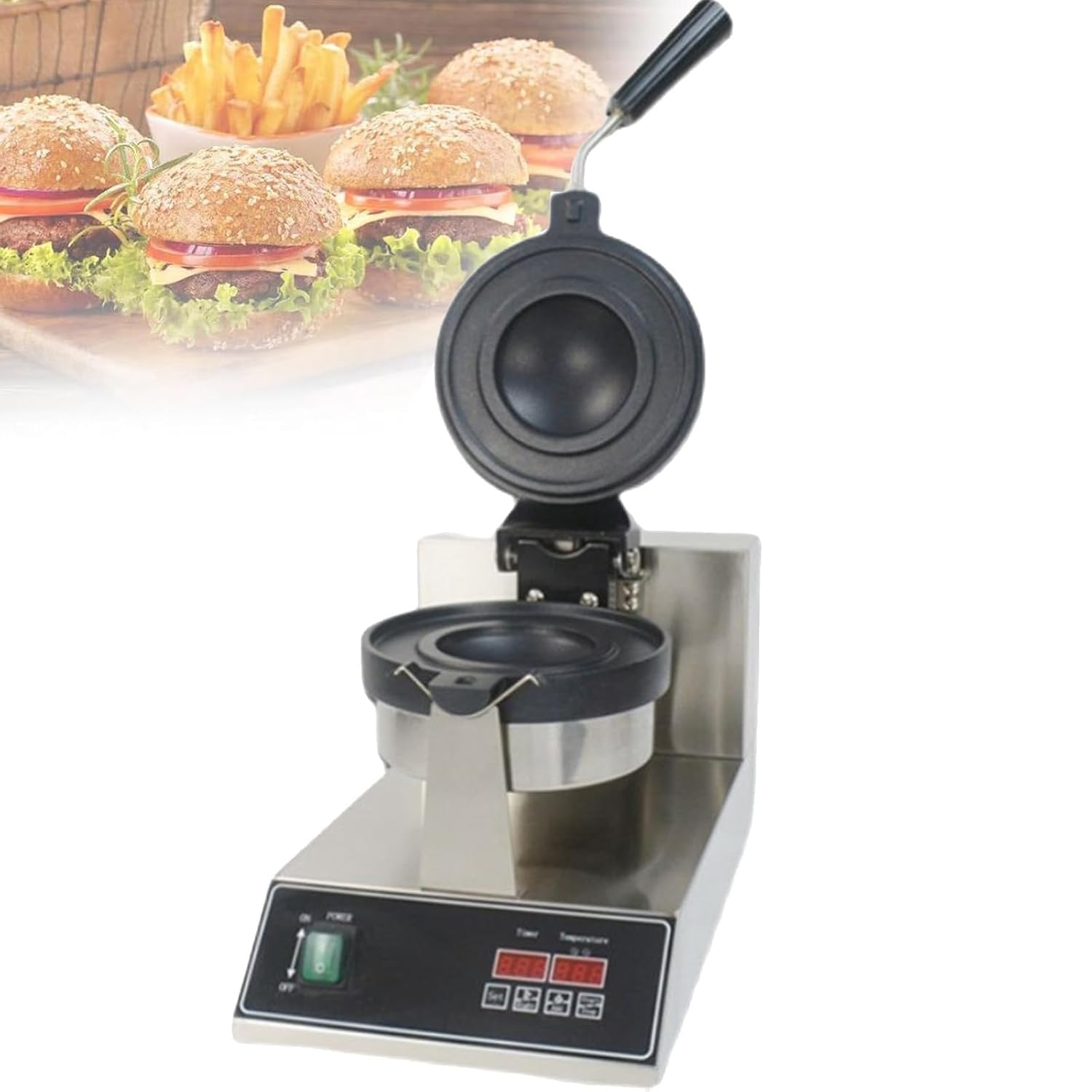 Ice Cream Burger Maker, Electric Burger Waffle Maker, 50-300 ...