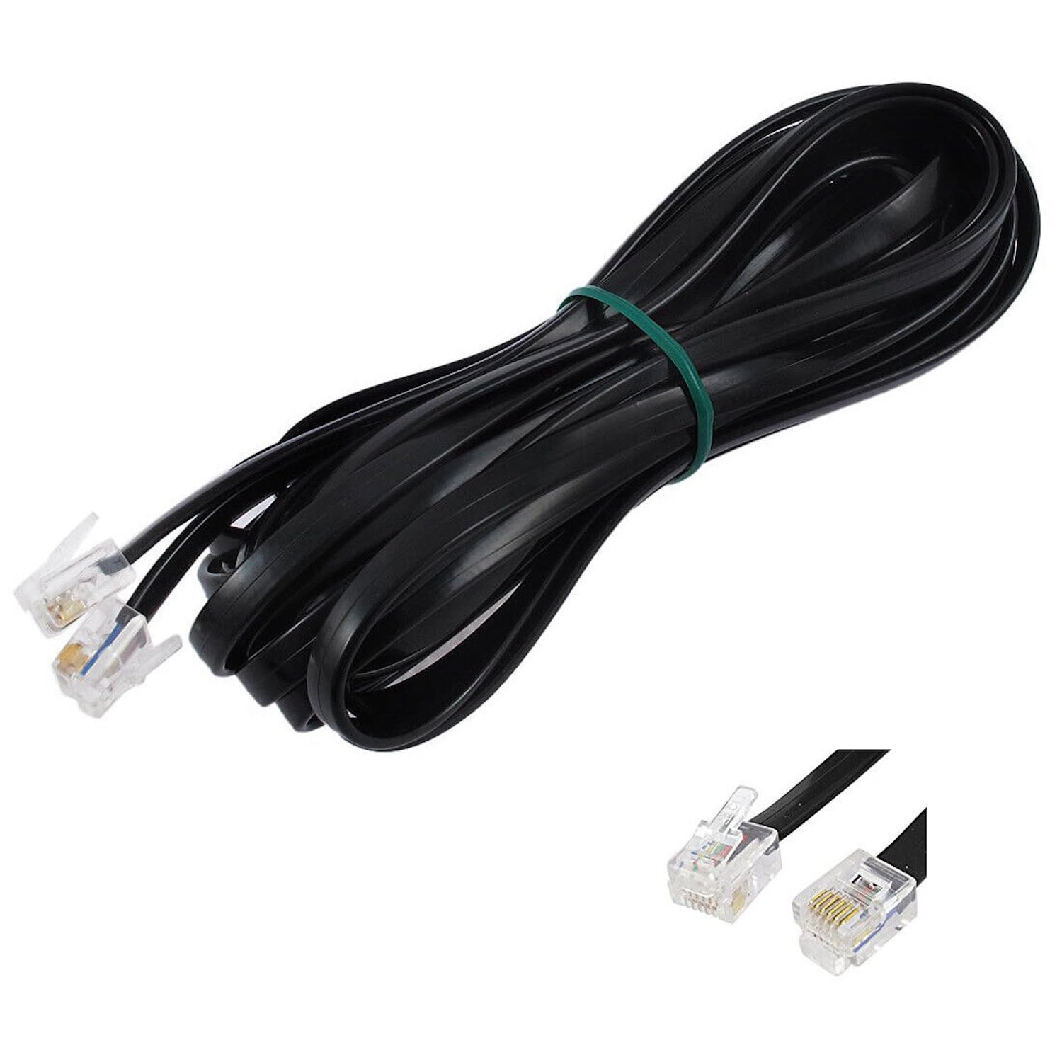 Melfi™ USA/USA Type Phone Cord Telephone Line Extension Cord Cable Wire ...