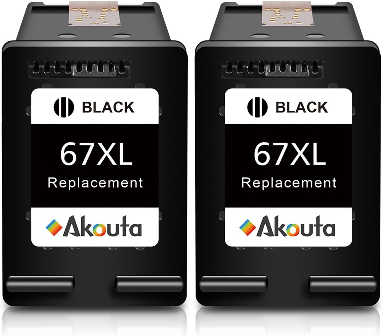 Akouta Remanufactured 67XL Ink Cartridge for HP 67 XL Black for HP Envy ...