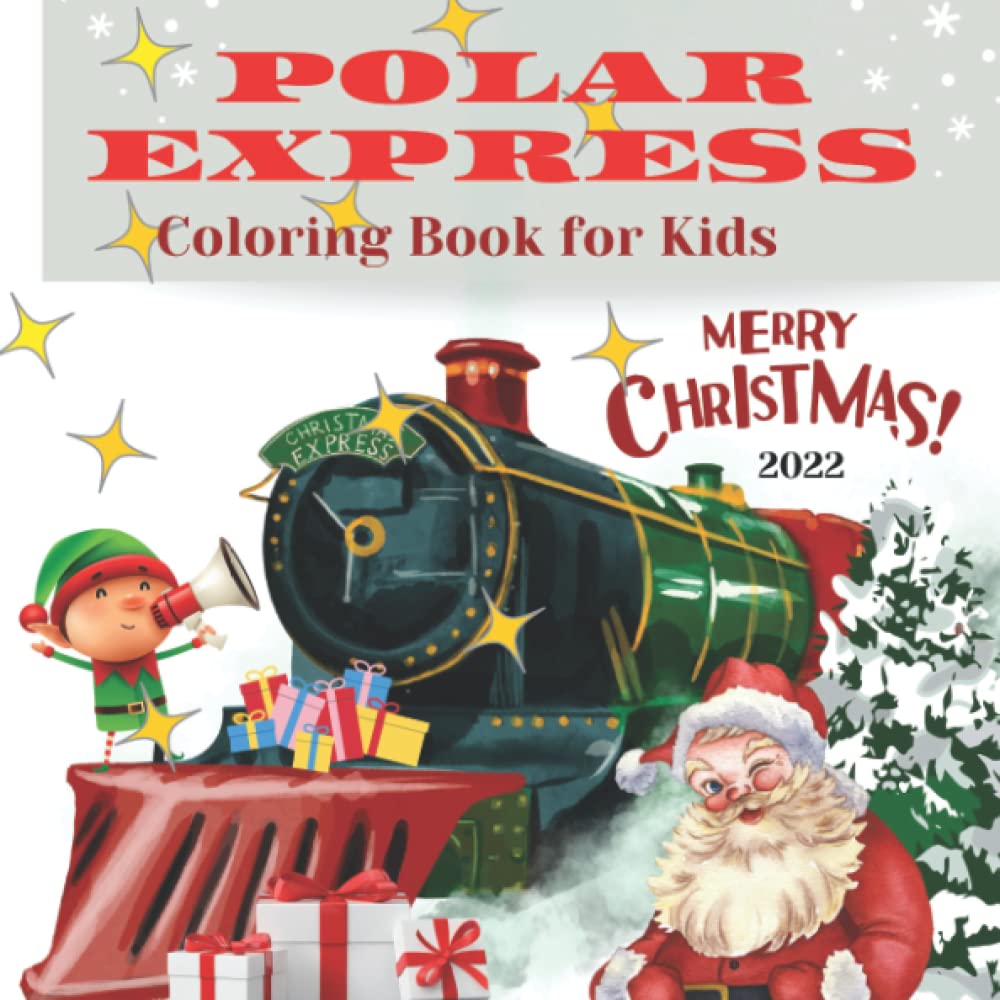 Polar Express Train Coloring Pages
