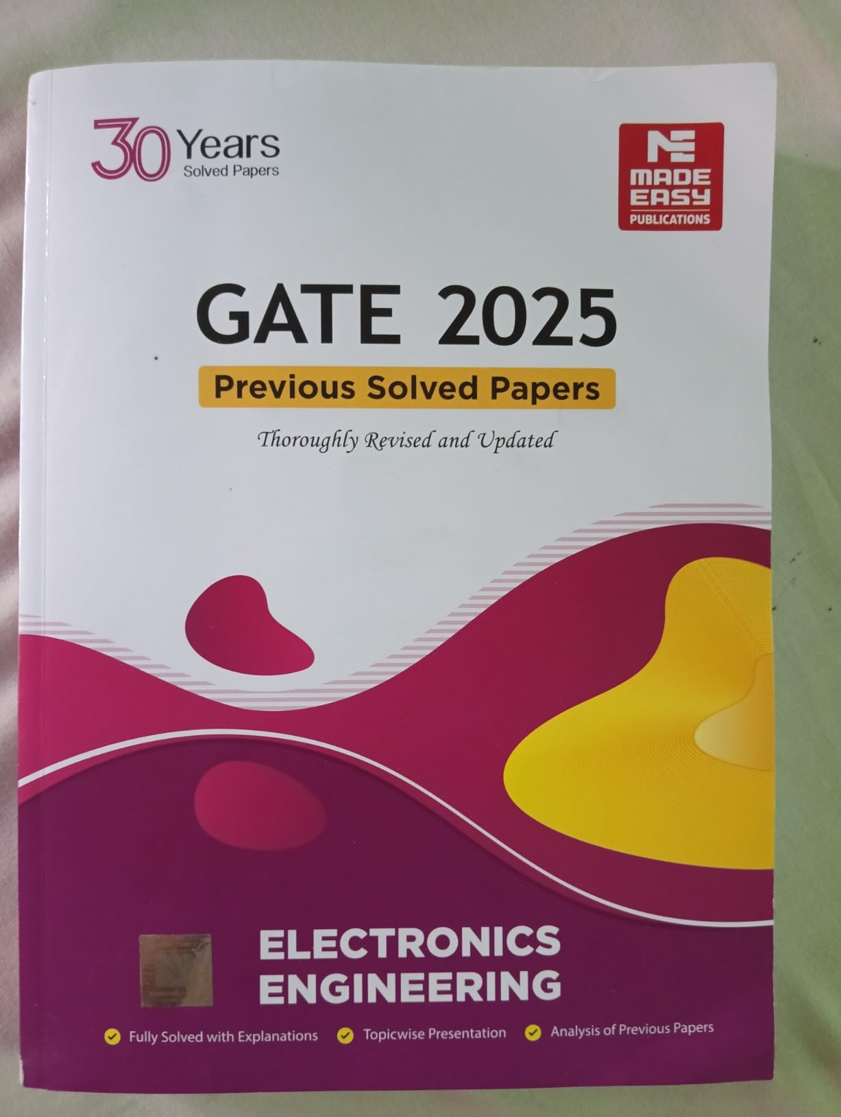 Buy GATE-2025: Electronics Engineering Previous Year Solved Papers Book ...