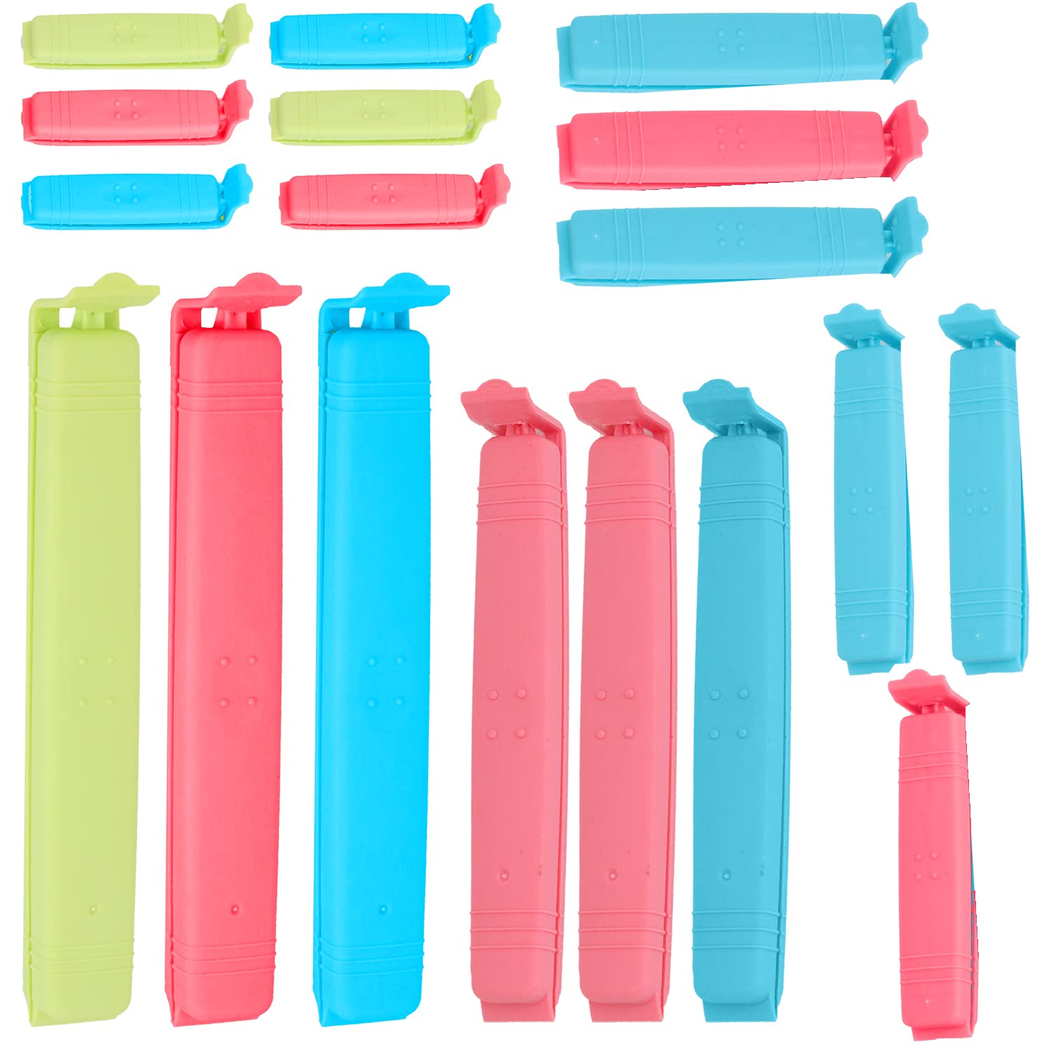 Bag Clips for Food Storage Cleaning Tool - Pack of 18 Sturdy Food Clips ...