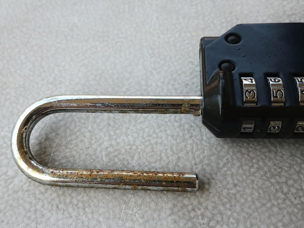 $2/mo - Finance ZHEGE Long Shackle Padlock, 4 Digit Combination Lock ...