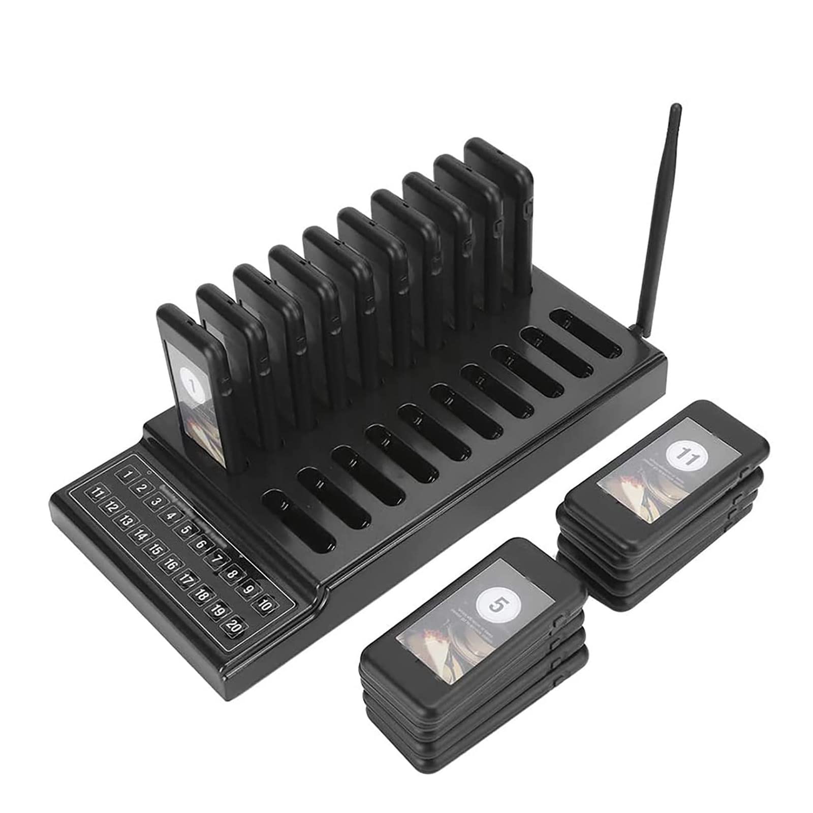 Buy Restaurant Buzzer Pager System, (Vibration + Flashing + Buzzer ...