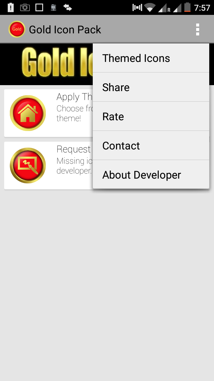 Gold Icon New Gold Icon Pack Red App On Amazon Appstore