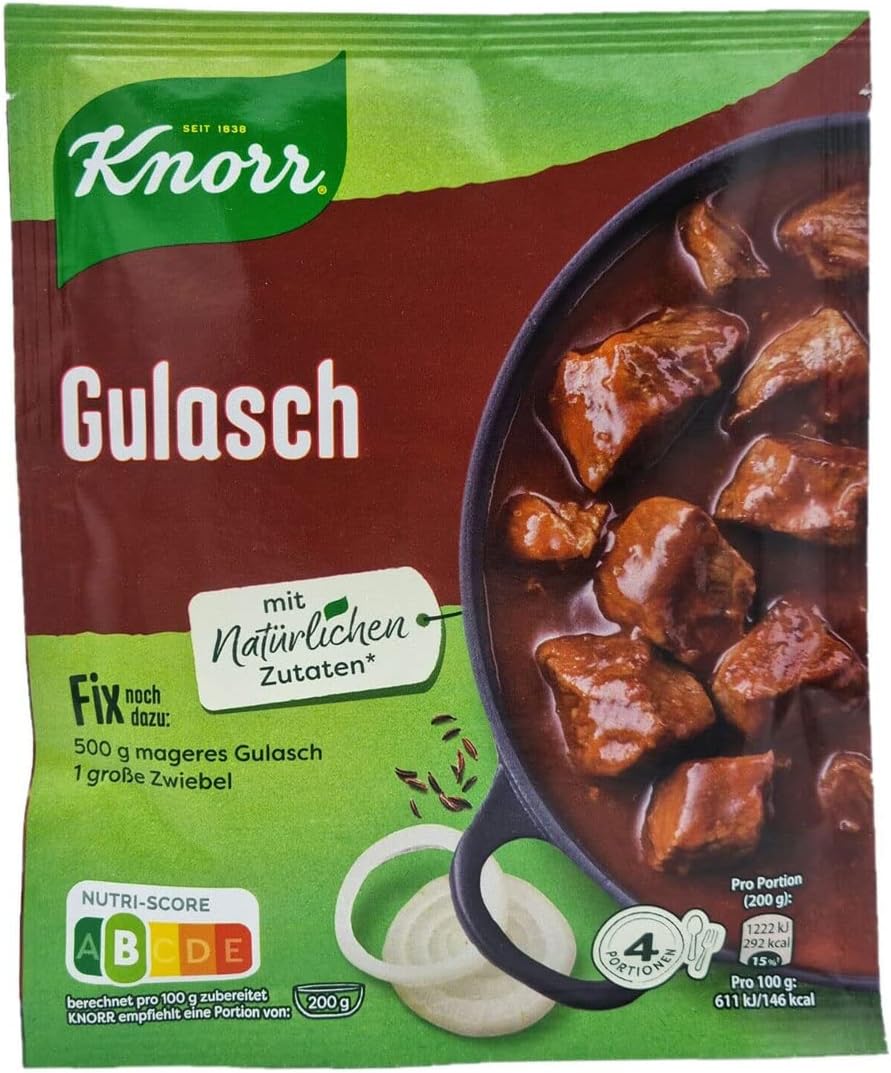 Amazon.com : Knorr Fix goulash (Gulasch) (Pack of 4) : Mixed Spices And ...