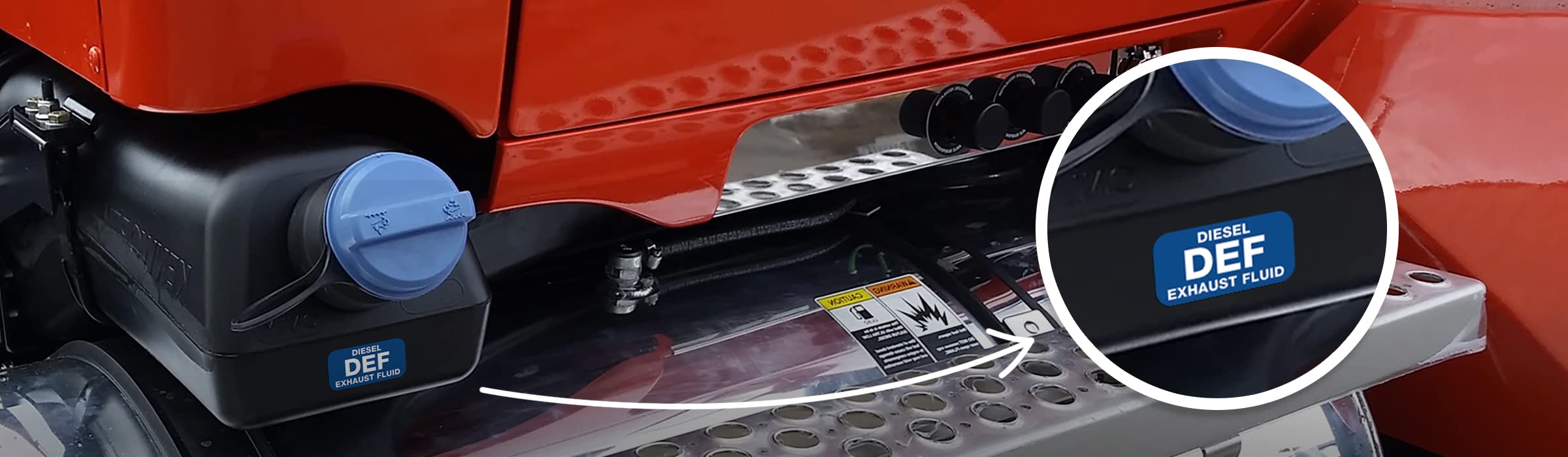 Snapklik.com : Diesel Exhaust Fluid Sticker, DEF Label For Diesel ...