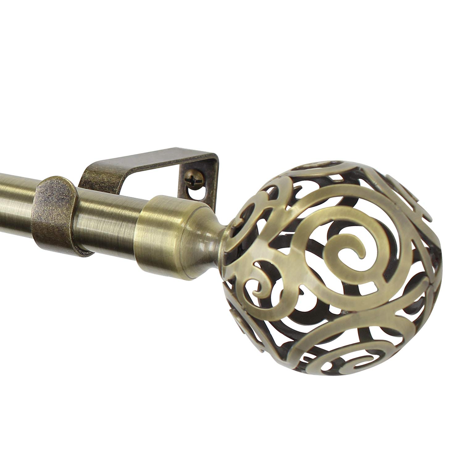 Snapklik.com : CHICOLOGY 3/4 To 1 Inch Diameter Curtain Pole For Drapes