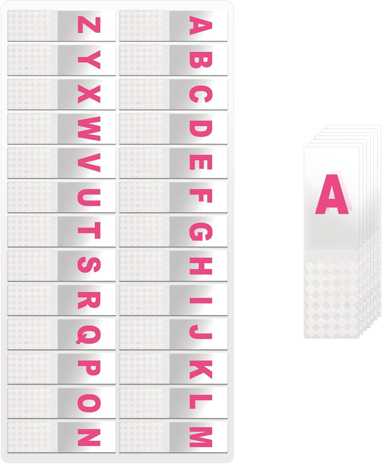 Amazon.com : KINBOM 520 Pcs Alphabetical Adhesive Tabs, A-Z Sticky ...