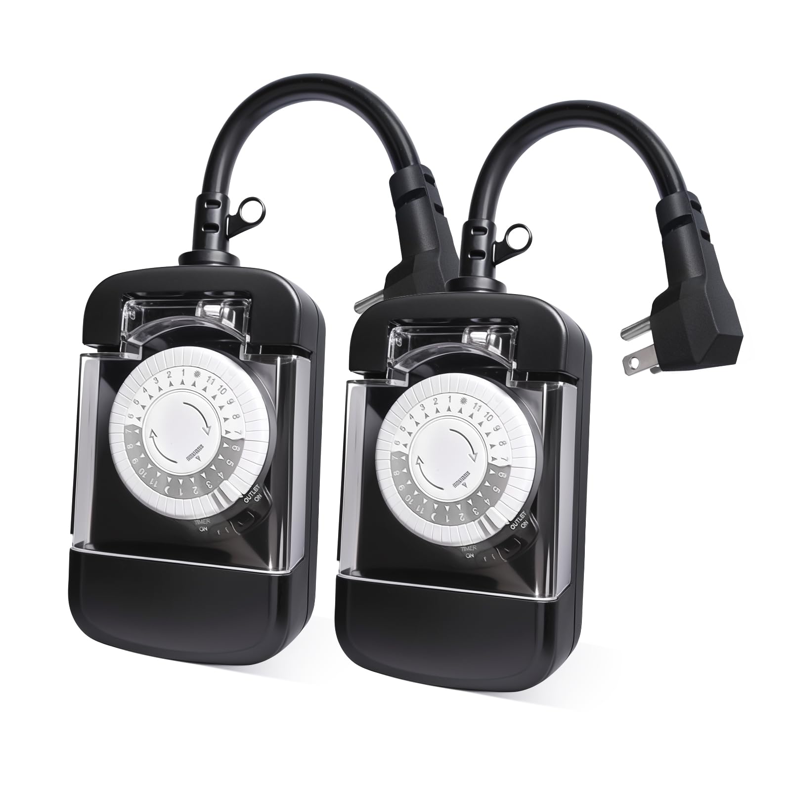Snapklik.com : 24 Hour Outdoor Mechanical Timer Switch