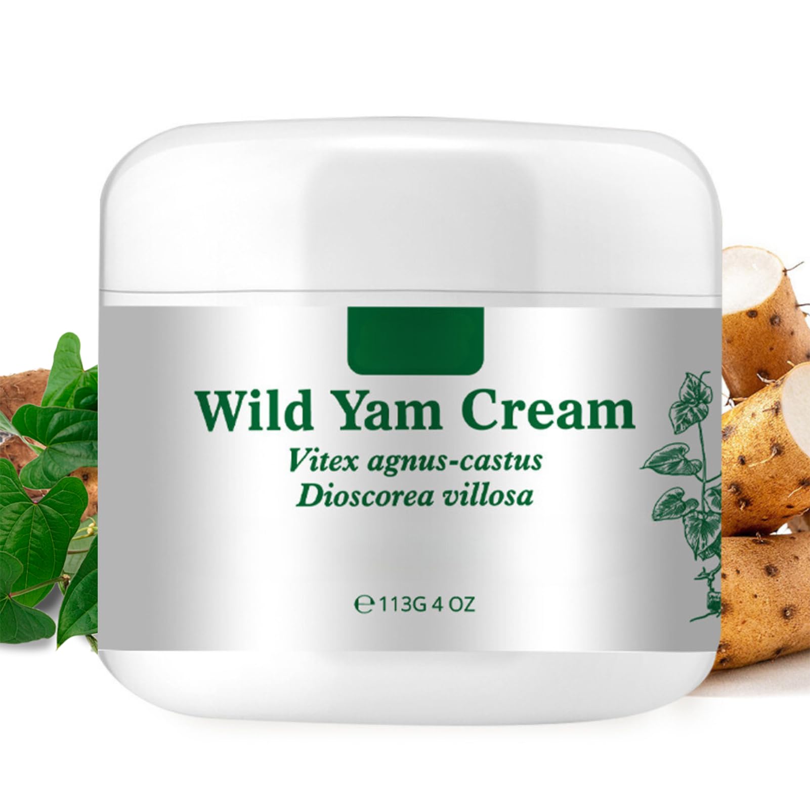 Wild Yam Cream – 113g Wild Yam Cream Organic for – Natural Relief for ...