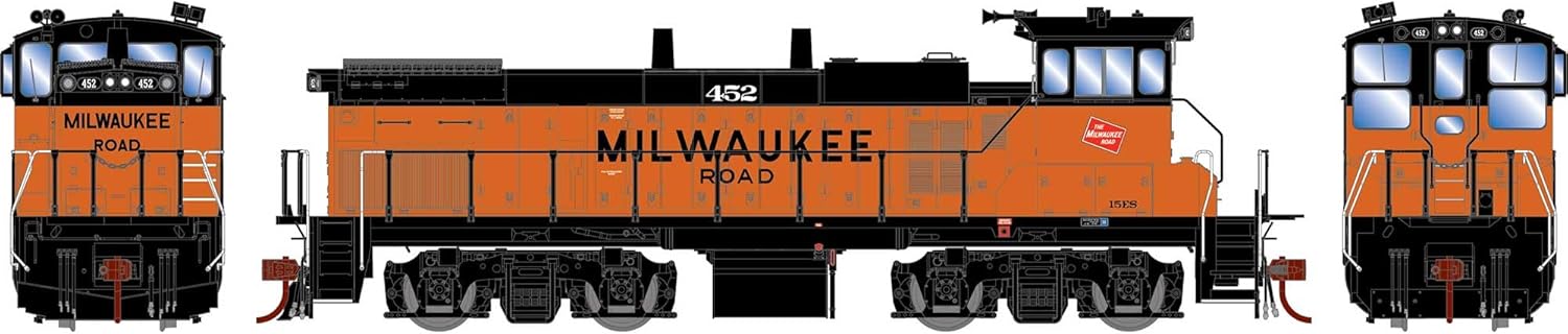 Amazon.com: Athearn HO MP15AC w/DCC & Sound MILW #460 ATHG74620 HO ...